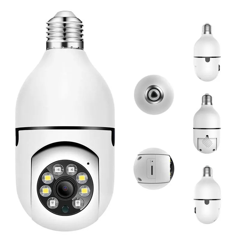 Jual CCTV Lampu Bohlam Kamera WiFi nirkabel dalam ruangan 360 derajat ...