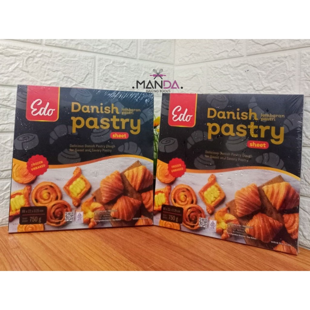 Jual Puff Pastry Sheet Edo / Kulit Adonan / Puff Pastry / Danish Pastry ...