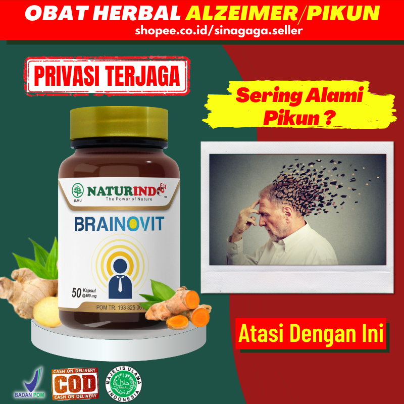 Jual Obat Herbal Pikun Lupa Ingatan Lansia Dewasa Penenang Pikiran ...