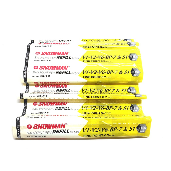 Jual Isi Ballpoint / Pulpen / Pen Merk Snowman Type AE7 V1 V2 V6 BP-7 ...