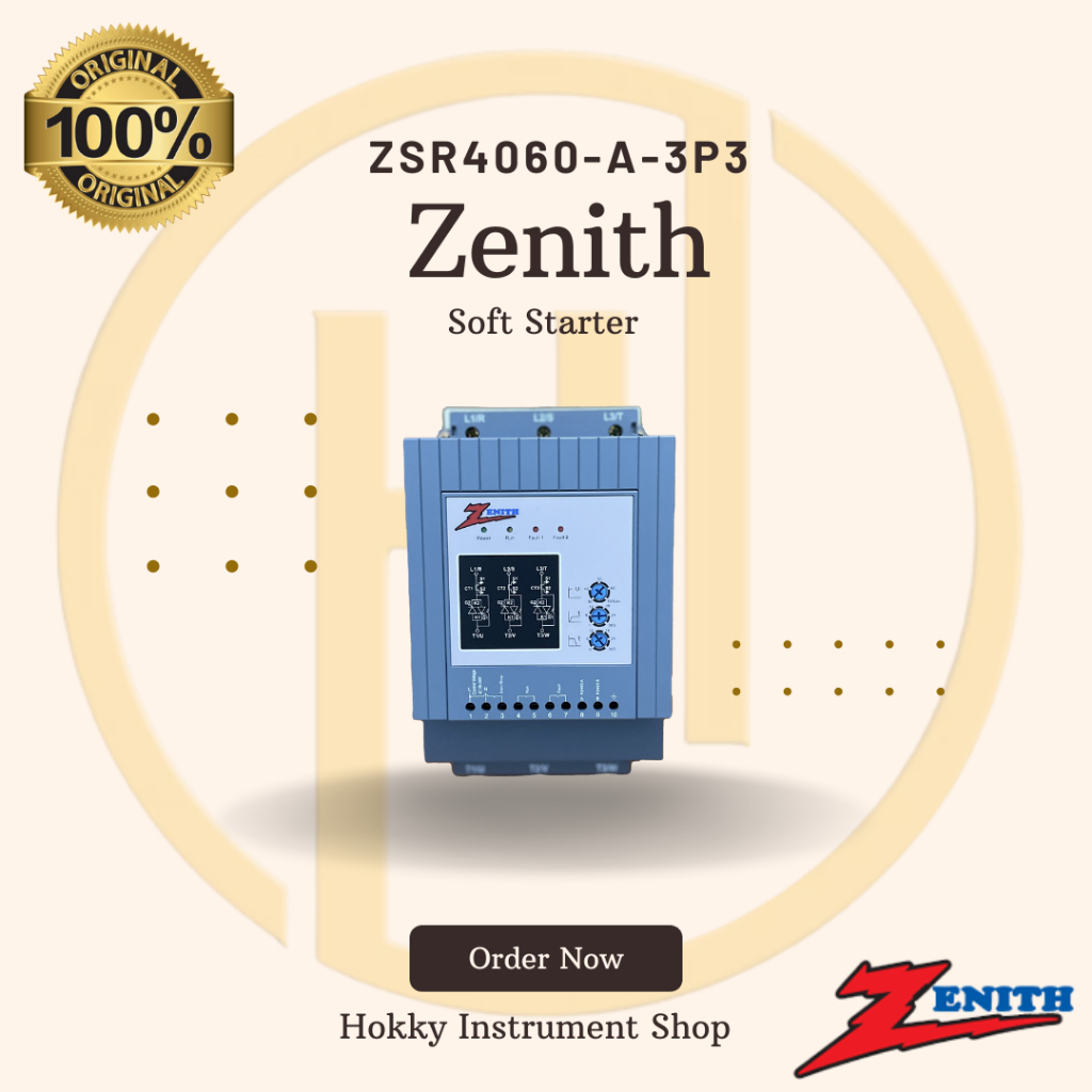 Jual Zenith Soft Starter Motor 3 Phase [ZSR4060-A-3P3] 400V / 30KW ...