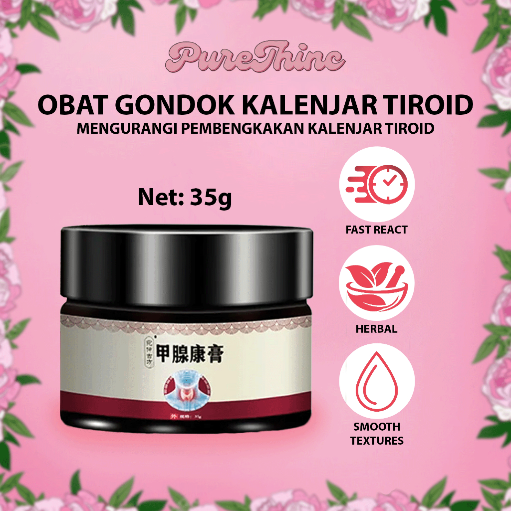 Jual Obat Gondok Kelenjar Tiroid Hipertiroid Hipotiroid Gondok Beracun ...