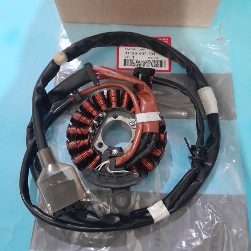 Jual Spul sepull Spool Stator Comp PCX150 ADV 150 K97 Original | Shopee ...