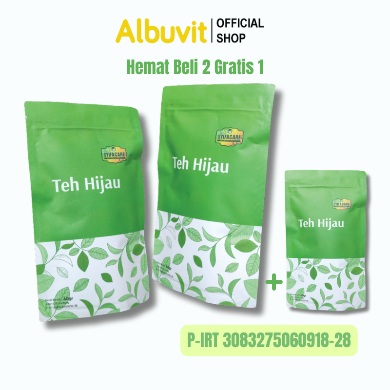 Jual PAKET HEMAT BELI 2 GRATIS 1 - Teh Hijau Syifacare Green Tea - Teh ...