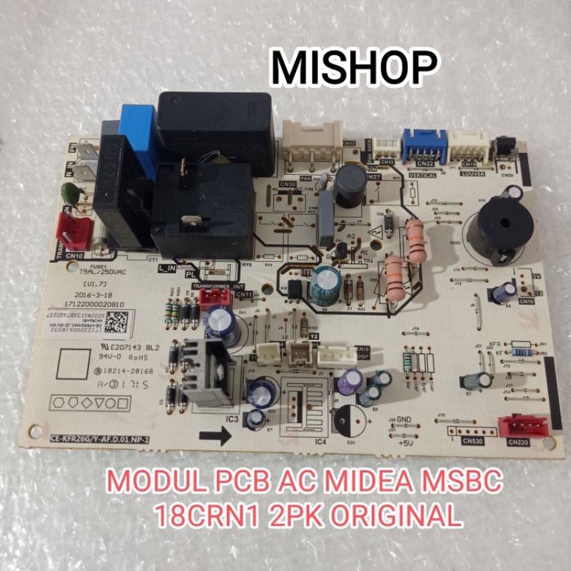 Jual MODUL PCB AC MIDEA 2PK MCBC 18CRN1 ORIGINAL | Shopee Indonesia