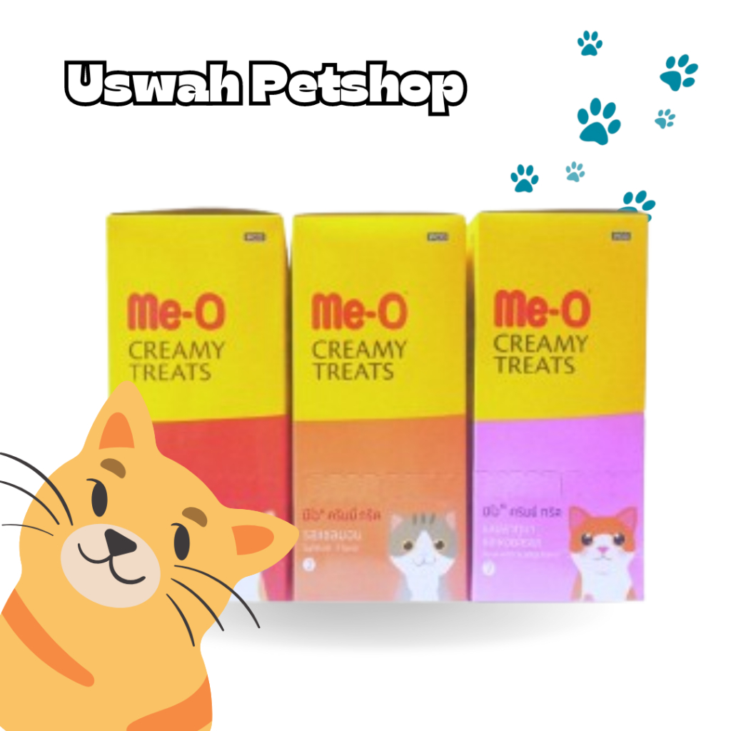 Jual Meo Creamy Treats Snack 1 Dus isi 12pak, 1pak isi 4pcs | Shopee ...