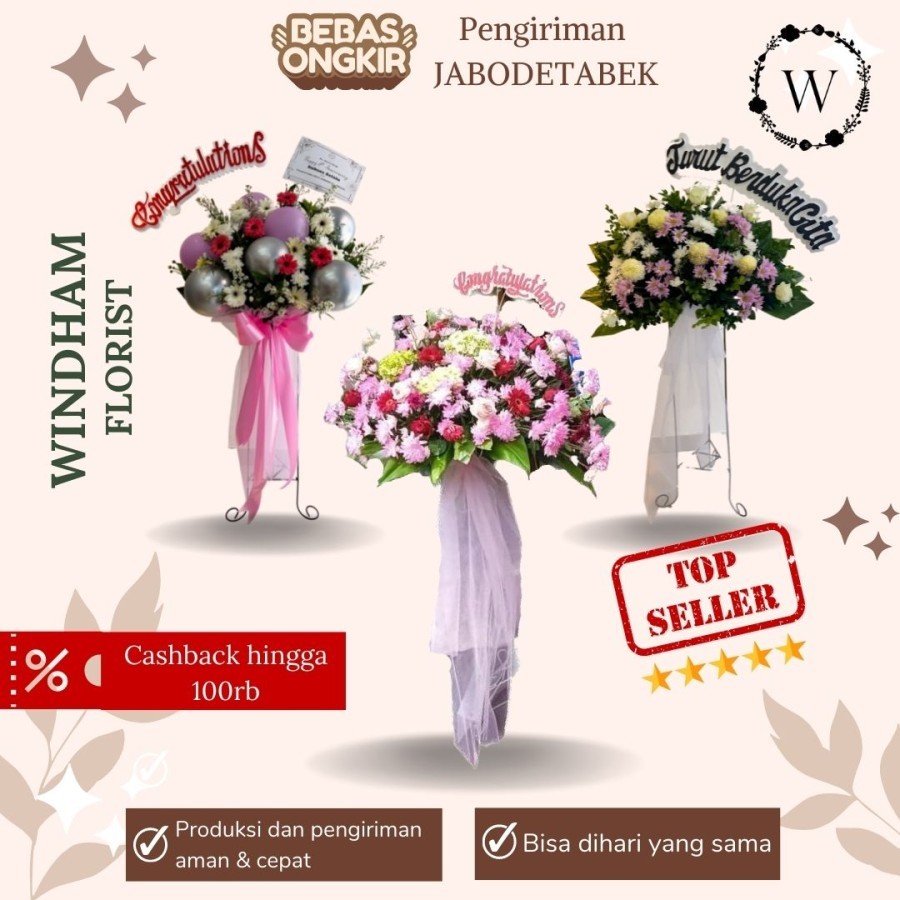 Jual Karangan Bunga Standing Flower Promo | Windham Florist | Shopee Indonesia