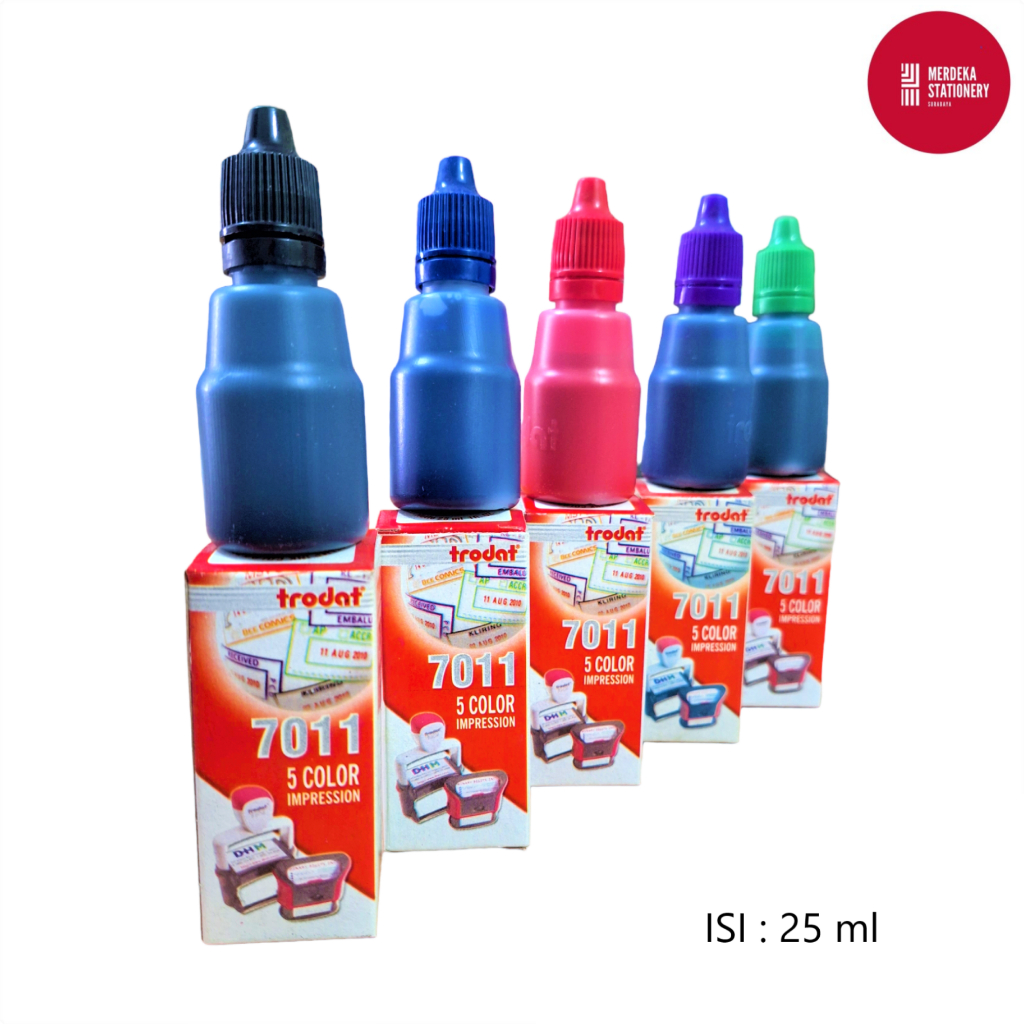 Jual Tinta/Refill/Isi Bak/Stampel/Stempel/Stamping Ink Trodat 7011 25ml ...