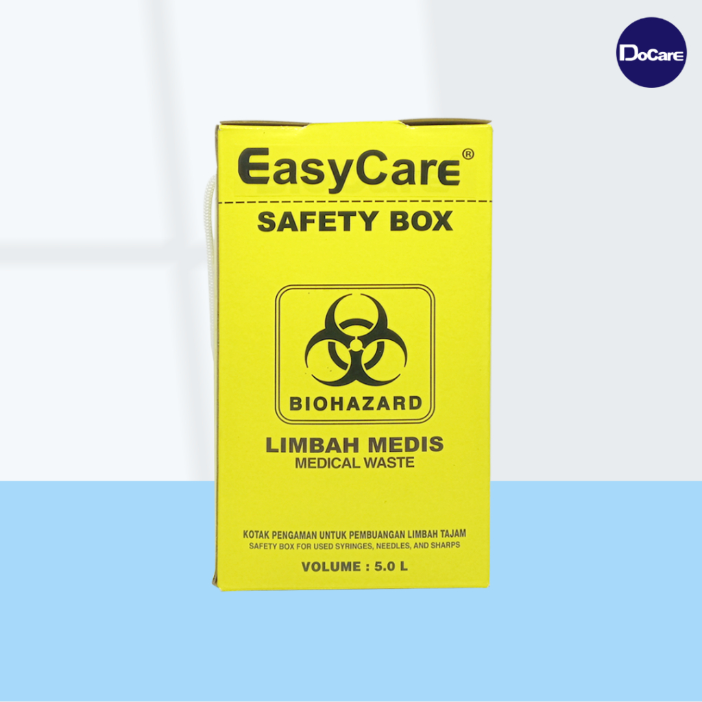 Jual EasyCare Safety Box 5L / Tempat Sampah Medis/ Biohazard | Shopee Indonesia