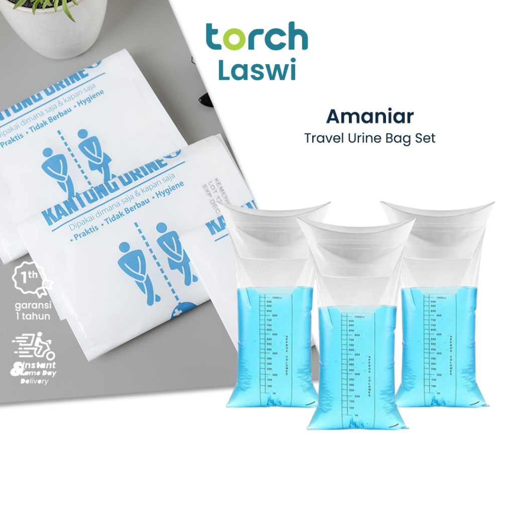Jual Torch Laswi Amainar Peepis Kantong Urine 3 pcs | Shopee Indonesia