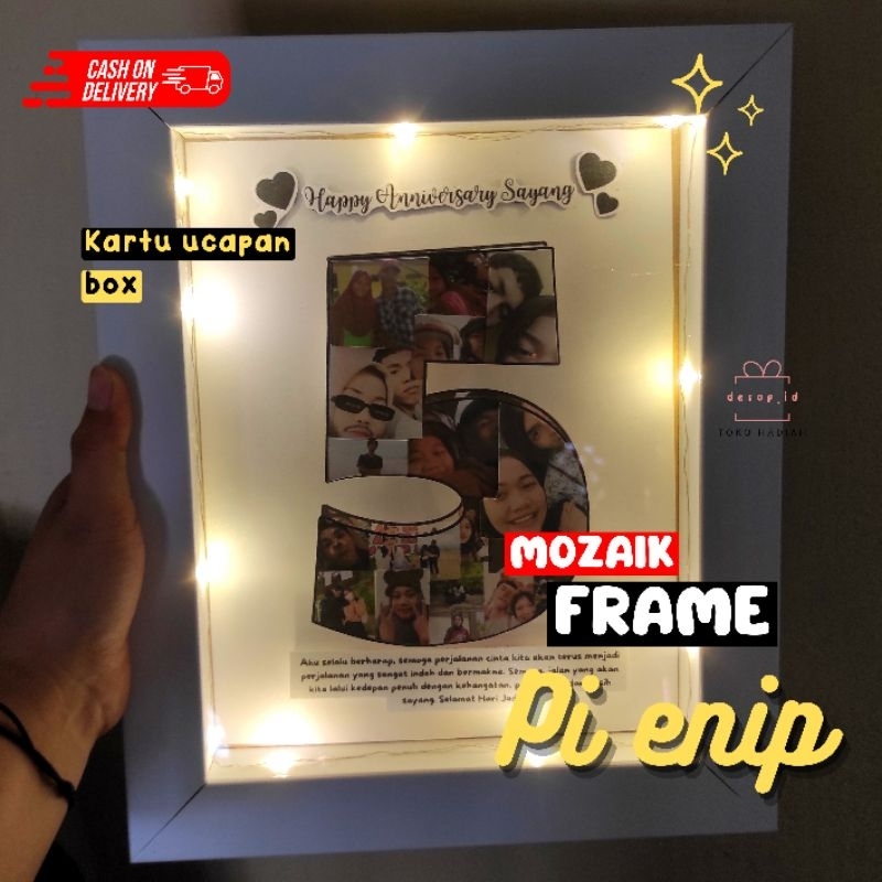 Jual MOZAIK FRAME BY DESOP Kado Aesthetic | Unik | Untuk Wisuda ...