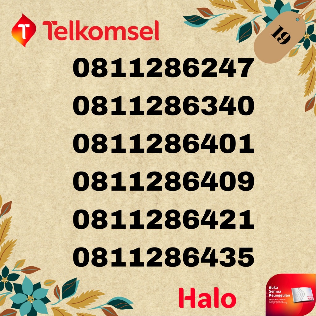 Jual Kartu Halo 10 Digit murah | Shopee Indonesia