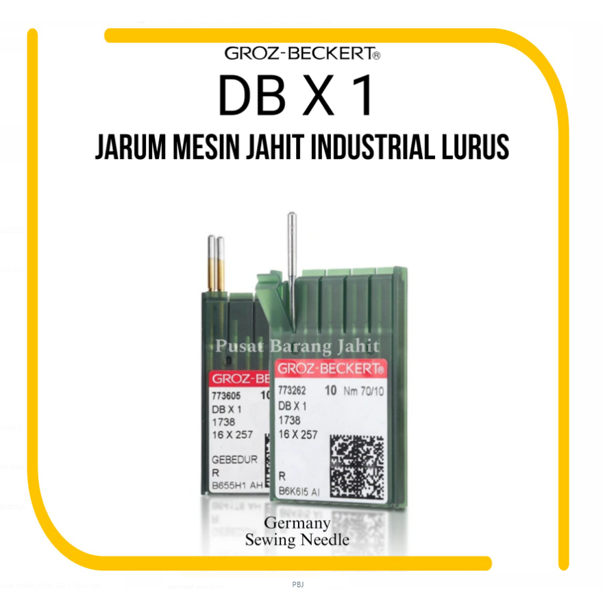 Jual DBX1 / DB X 1 - Groz Beckert - Jarum Jahit Mesin industri | Shopee Indonesia