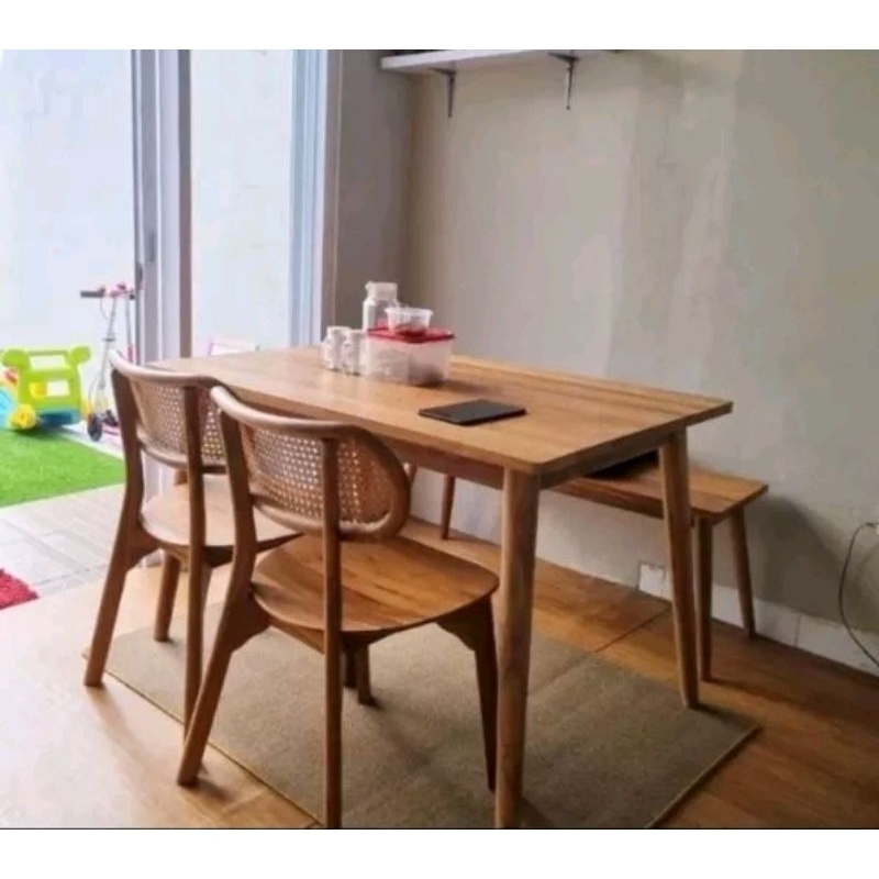 Jual set meja makan kacang meja makan kacang set meja makan minimalis meja makan cafe meja cafe ...