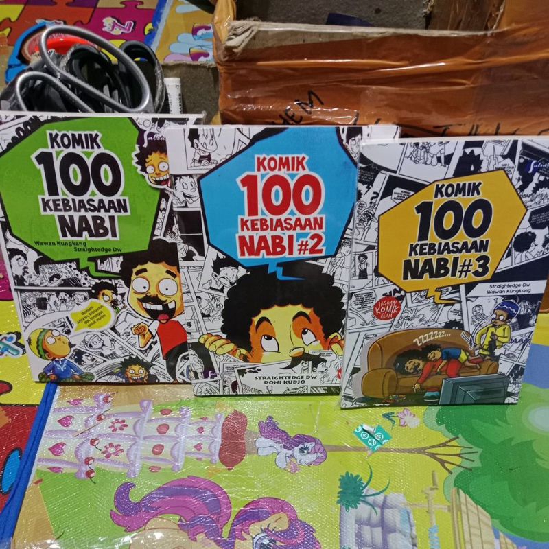 Jual paket komik 100 kebiasaan nabi 123 komplit | Shopee Indonesia