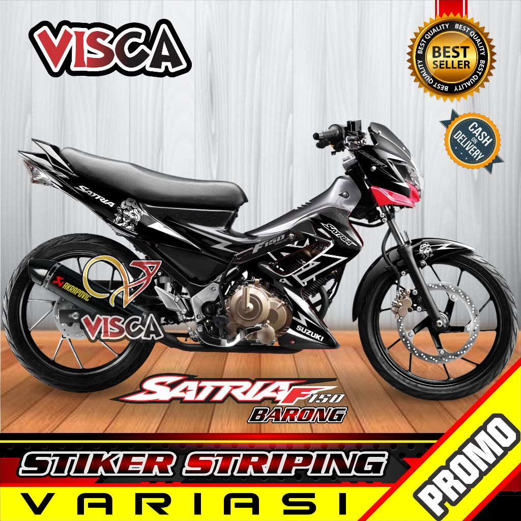 Jual Stiker Striping Satria Fu Barong Variasi Medusa | Shopee Indonesia