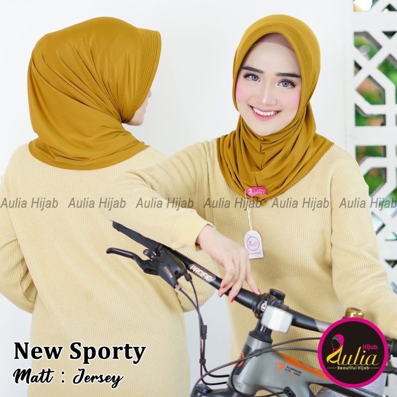 Jual Jilbab Simple Bergo SPORTY MINI Ori Aulia | Shopee Indonesia