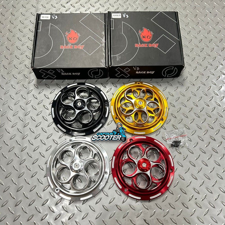 Jual RACE BOY Cover Fan Spinner RACEBOY V3 Vespa Sprint Primavera GTS S ...