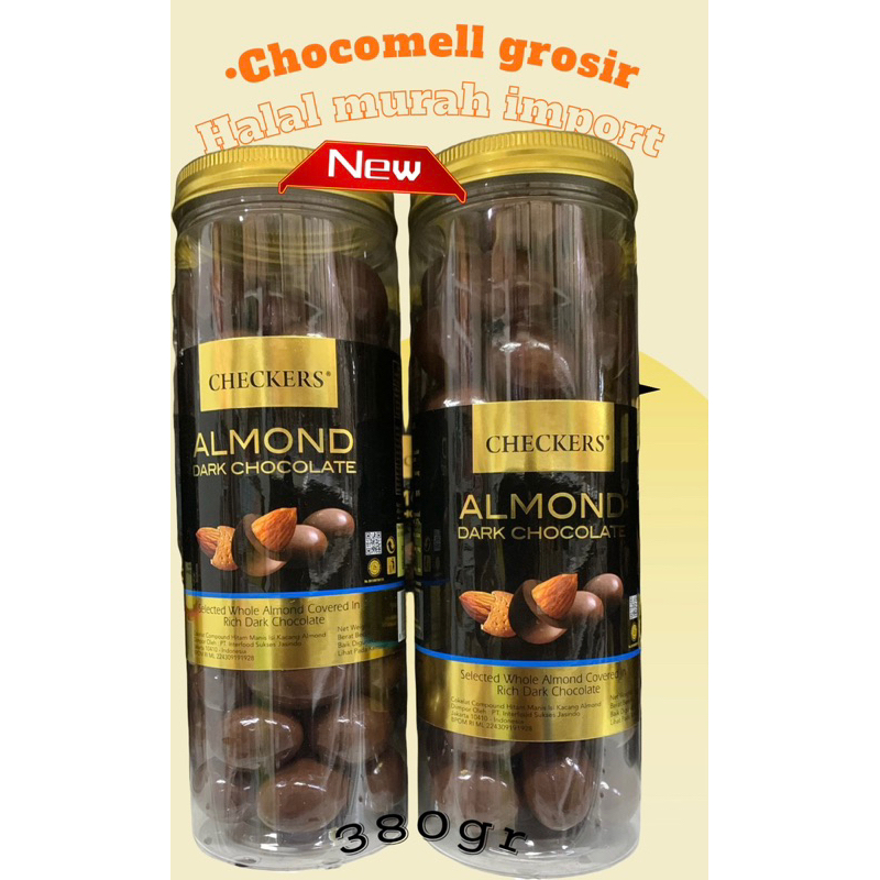 Jual Coklat Checkers 380g Dark coklat | Shopee Indonesia