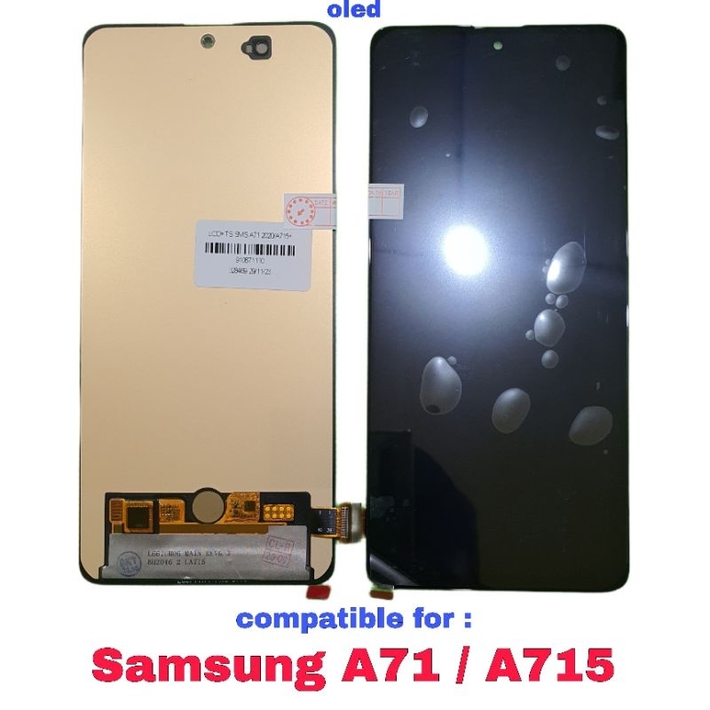 Jual lcd ts touchscreen samsung A71 / A715 2020 oled big glass | Shopee Indonesia