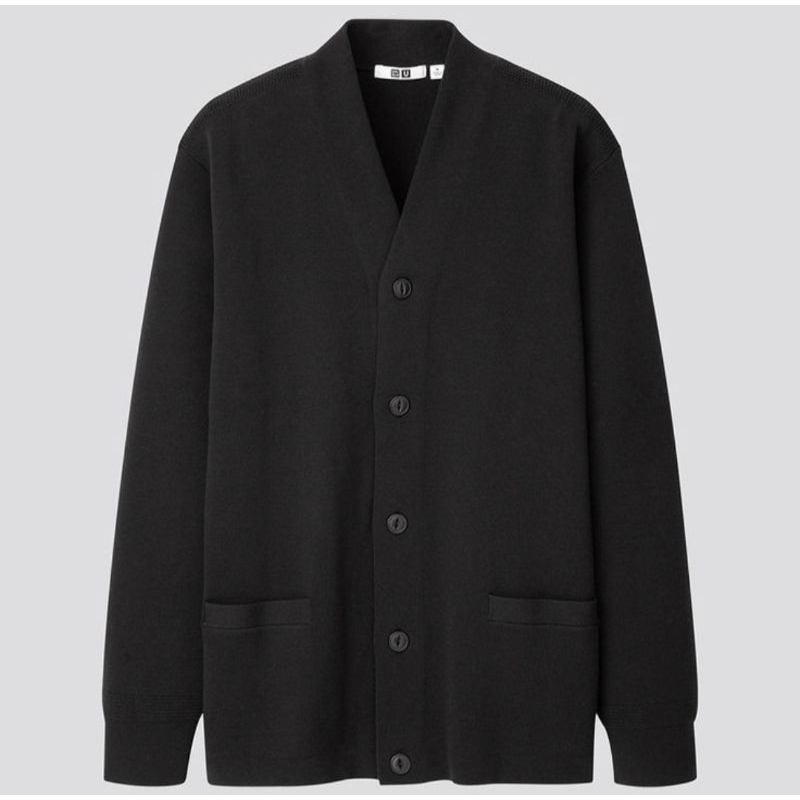 Jual Cardigan Uniqlo U Hitam (RARE) | Shopee Indonesia