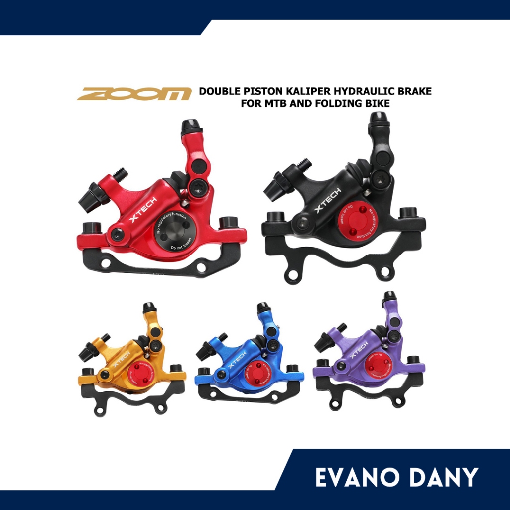 Jual Kaliper Rem Hidrolik ZOOM Xtech HB100 Untuk Sepeda MTB Roadbike ...