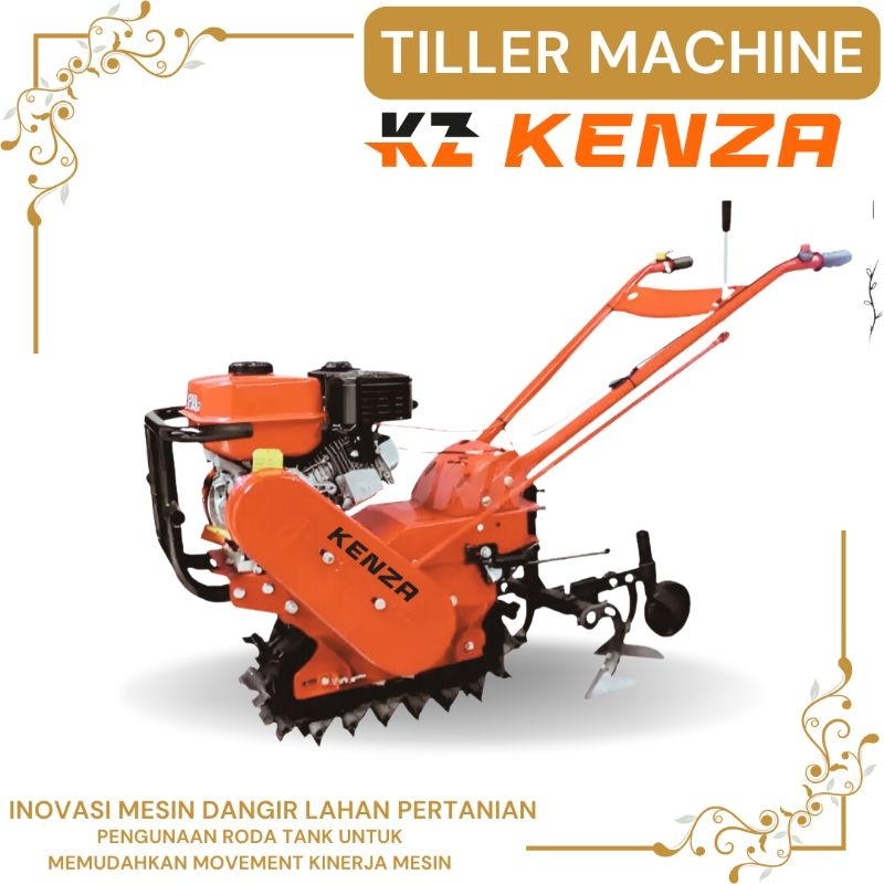 Jual TERBARU MESIN DANGIR KENZA (RODA TANK) / MESIN TRAKTOR MINI / TRAKTOR MINI / BAJAK MINI ...