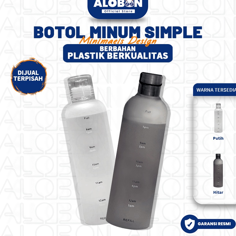 Jual Mau Hemat ALOBON Botol Minum Aesthetic Water Bottle Termos Botol ...