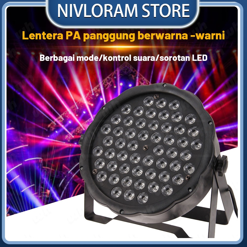 Jual Lampu panggung LED dengan kontrol suara warna-warni 36 buah 18 ...