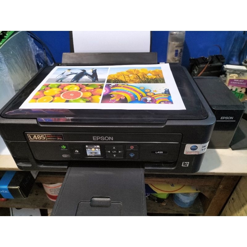Jual Printer Epson L485 Wifi ada Layar Jadi mudah Conek Wifinya, Bisa ...