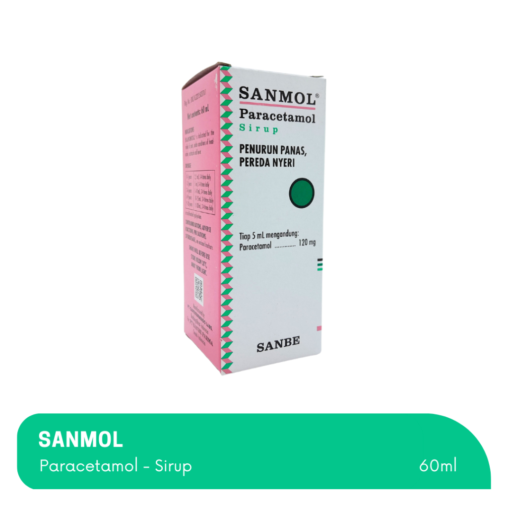 Jual Sanmol Paracetamol Sirup 60ml | Shopee Indonesia