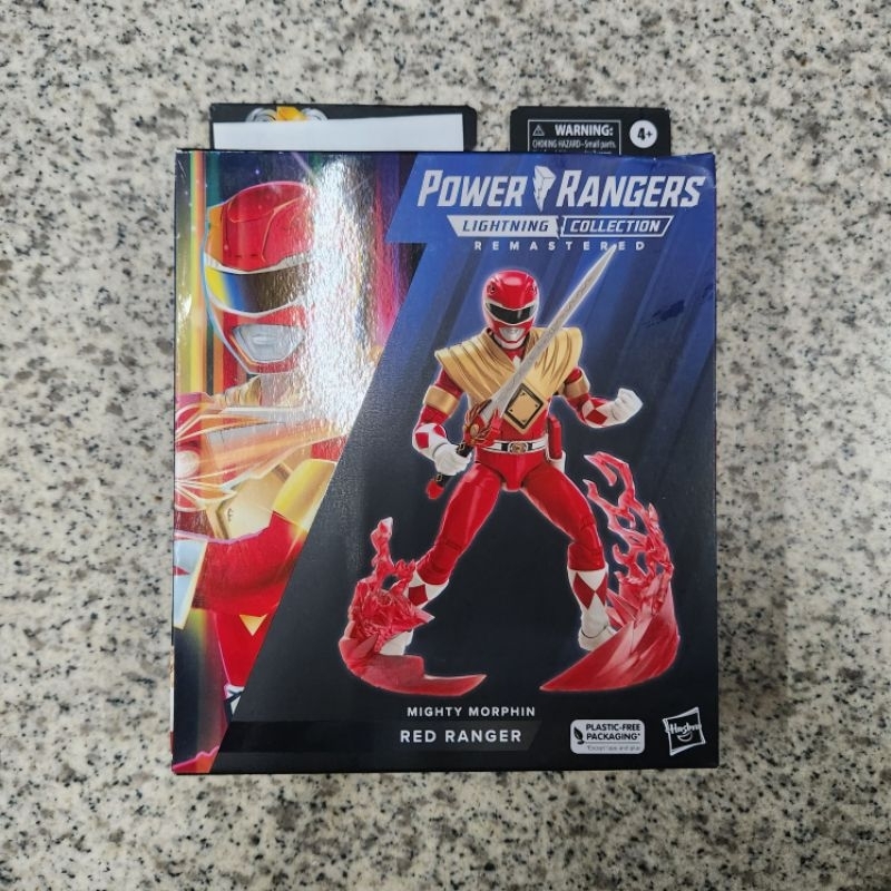 Jual Hasbro Power Rangers Lightning Collection Remastered Red Ranger ...