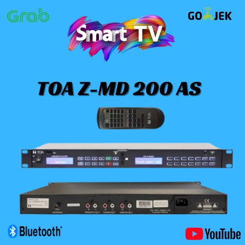 Jual MEDIA PLAYER TOA Z-MD 200 AS / Z MD 200 AS DIGITAL PROCESSING FM ...