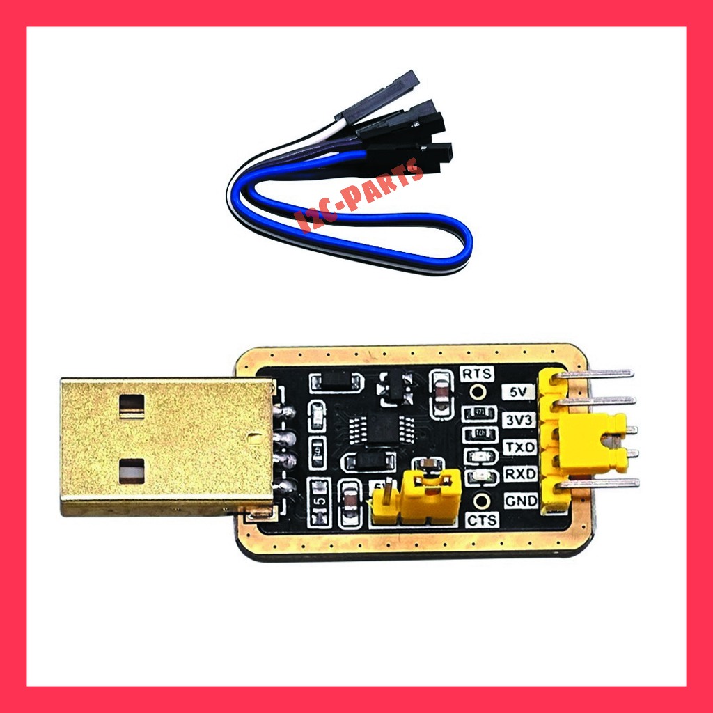 Jual High Quality USB TTL Serial CH340 Gold Plate With Reset CTS Pin ...