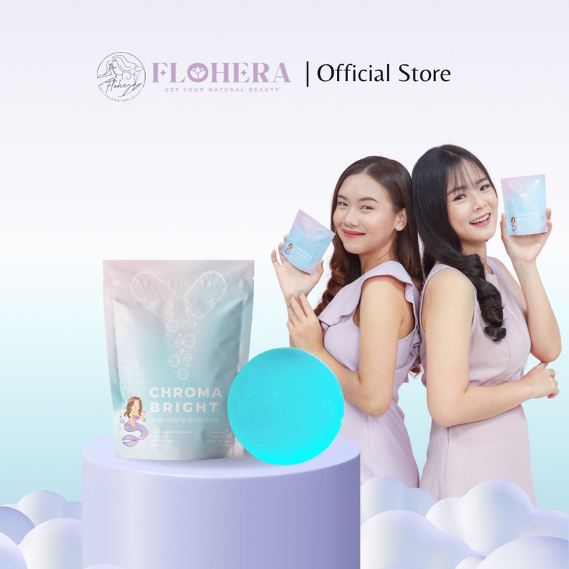 Jual CHROMA BRIGHT Brightening Body Soap Flohera | Shopee Indonesia