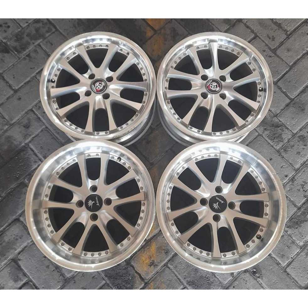 Jual Velg Celong KRANZE R16 Lebar 7.5/8.5 PCD 4x100 SILVER polis ...