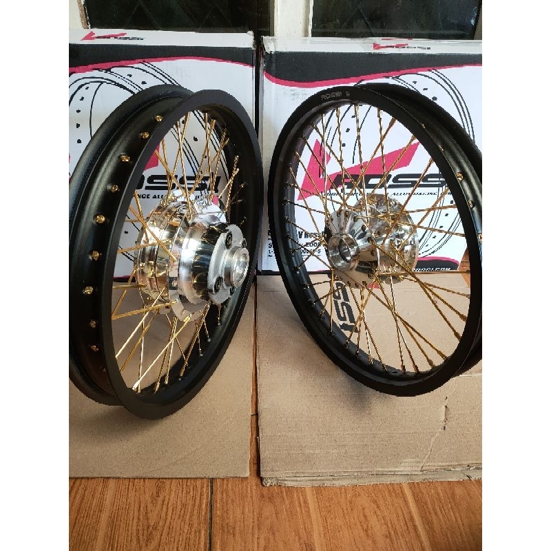 Jual VELG MOTOR MEGAPRO HIU TROMOL SET JARI VELG UKURAN 185X185/17 PLUS ...