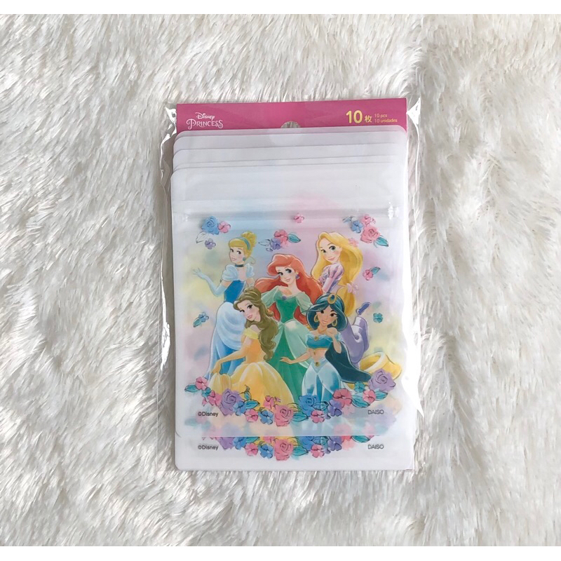Jual soft zipper bag ziploc princess hangyodon goropikadon cinnamoroll ...