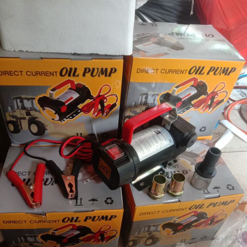 Jual Mesin Pompa Minyak DC 24 6,5A Pompa Solar Mini | Shopee Indonesia