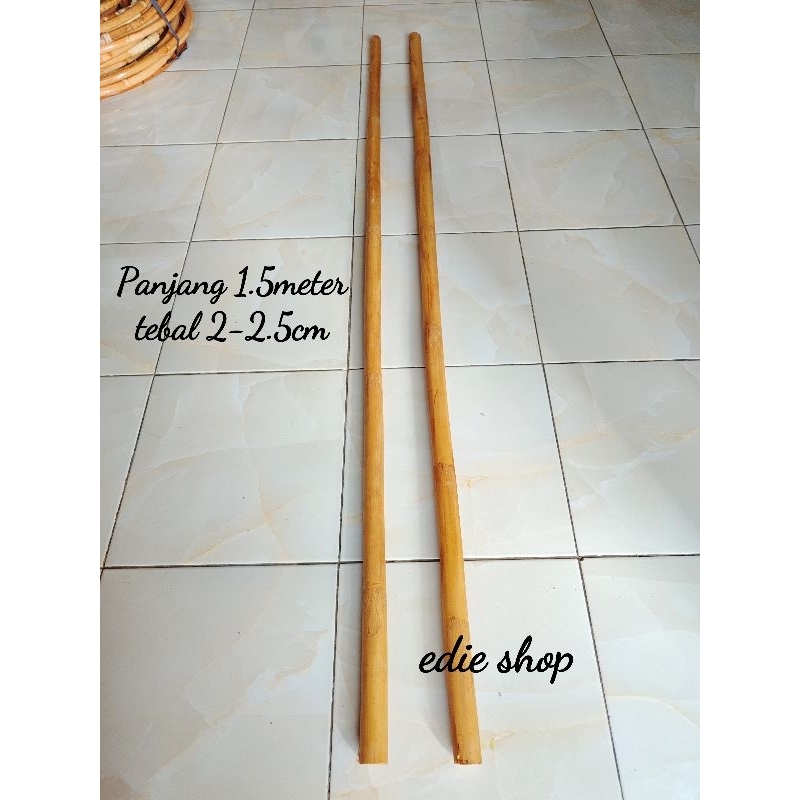 Jual tongkat rotan tongkat wushu tongkat pencak silat toya 1.5 meter ...
