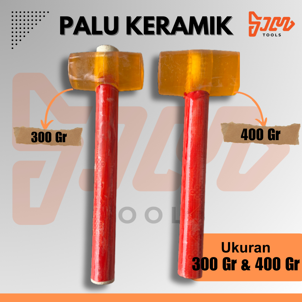 Jual Palu Keramik Palu Karet Transparan Orange 300 Gr dan 400 Gr ...