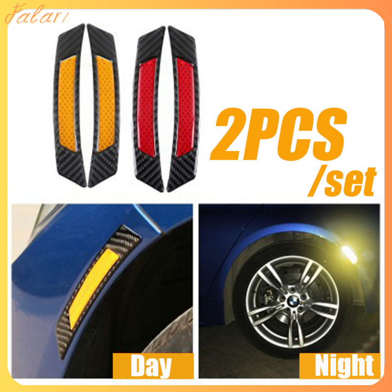 Jual 2PCS Sticker Reflector Mobil /Stiker Side Marker Bumper Mobil ...