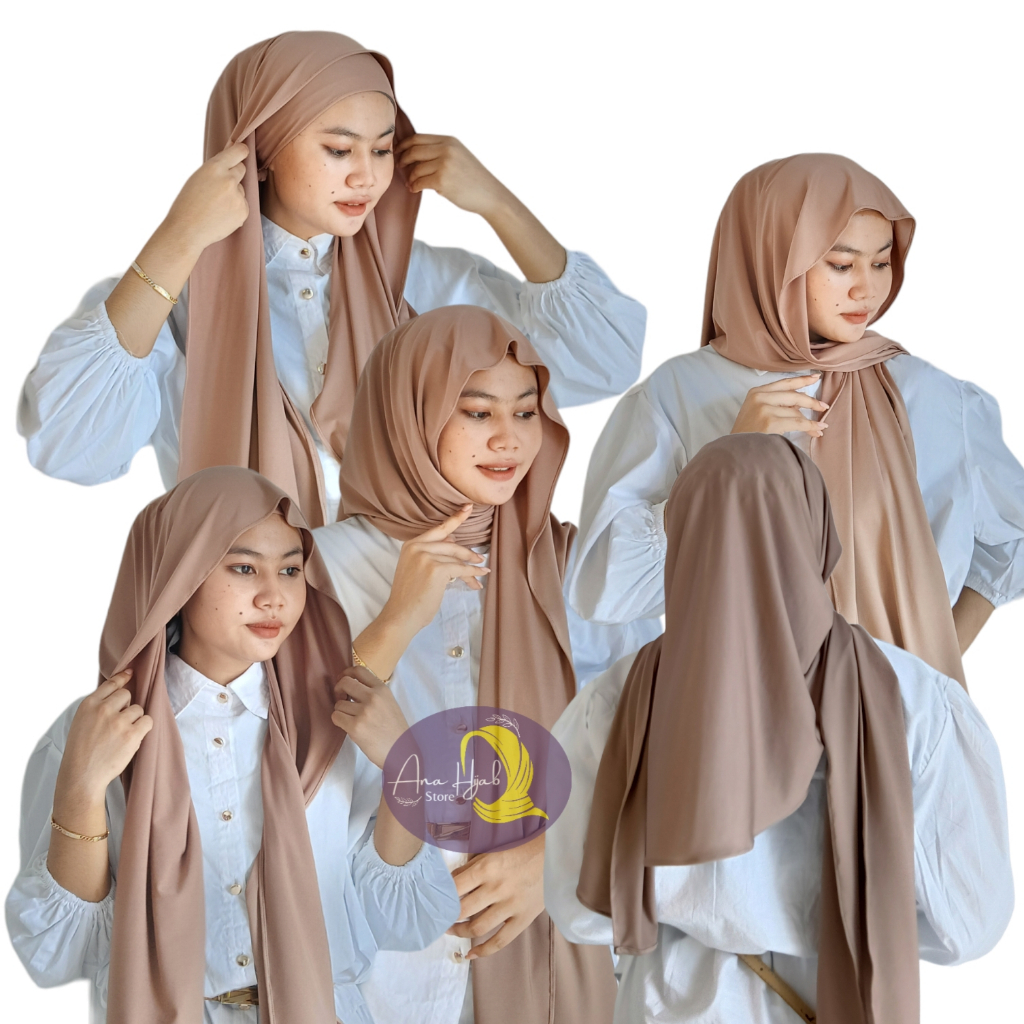 Jual Pashmina Kaos Jersey Oval 2IN1 Bando Inner Inara Ciput Jersey ...
