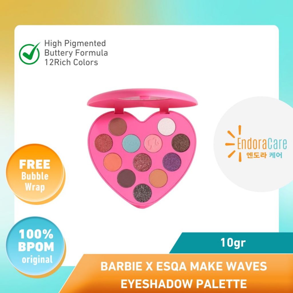 Jual ESQA Barbie X Make Waves Eyeshadow Palette | Shopee Indonesia