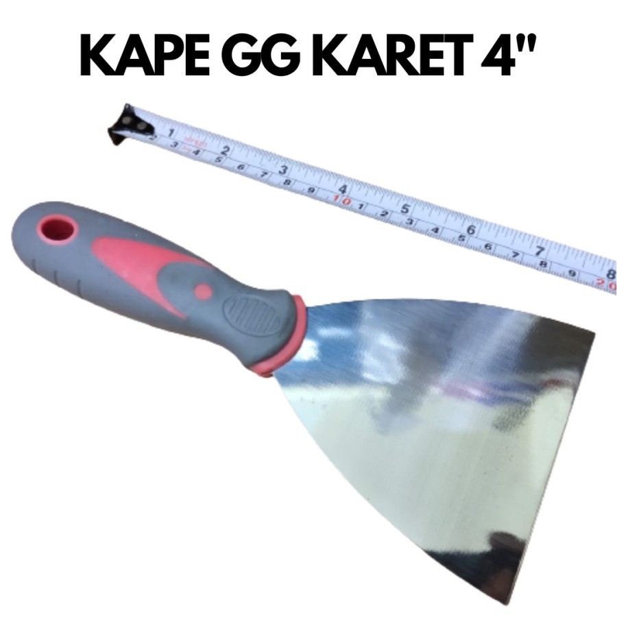 Jual KAPE GAGANG KARET 4" INCH/ Scraper/SEKRAP/SKRAP/KAPE GAGANG KARET ...