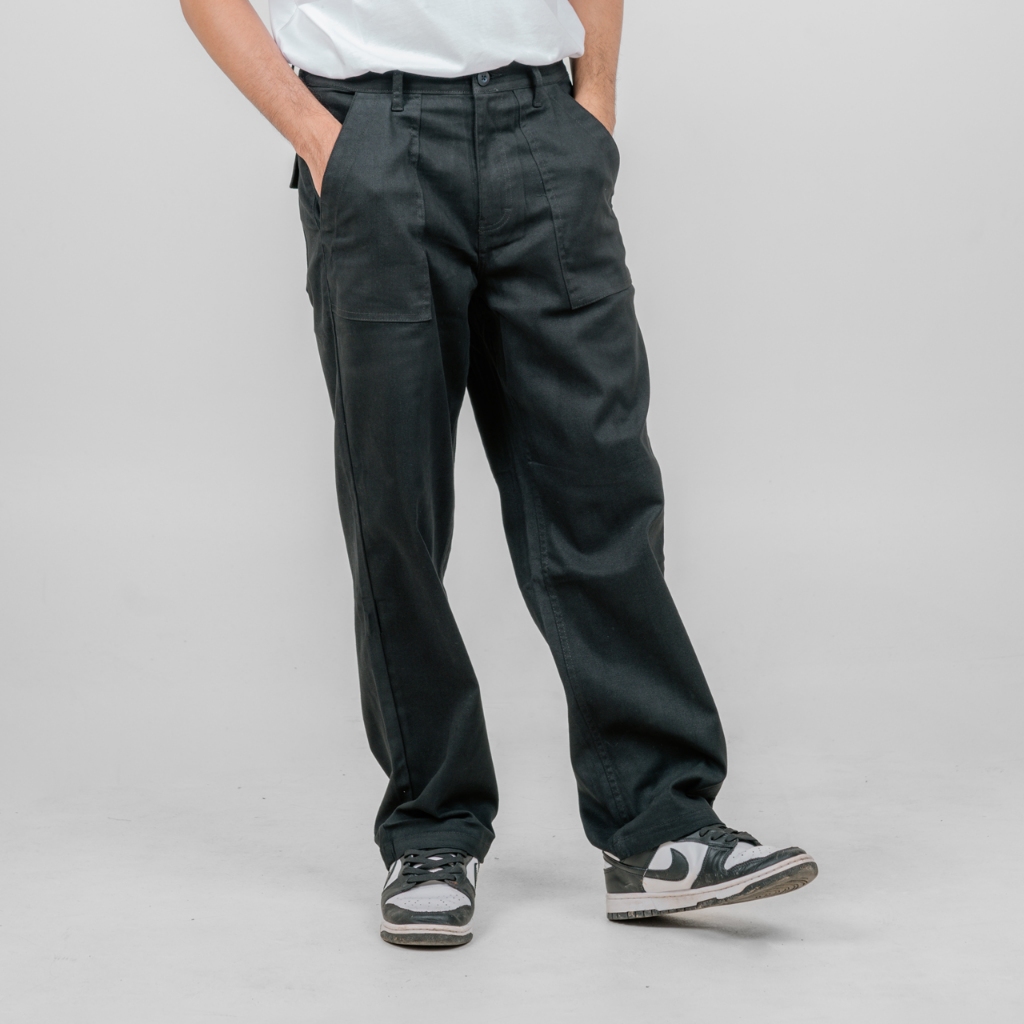 Jual Screamous Celana Long Pants Fatigue HENRIQUE BLACK | Shopee Indonesia