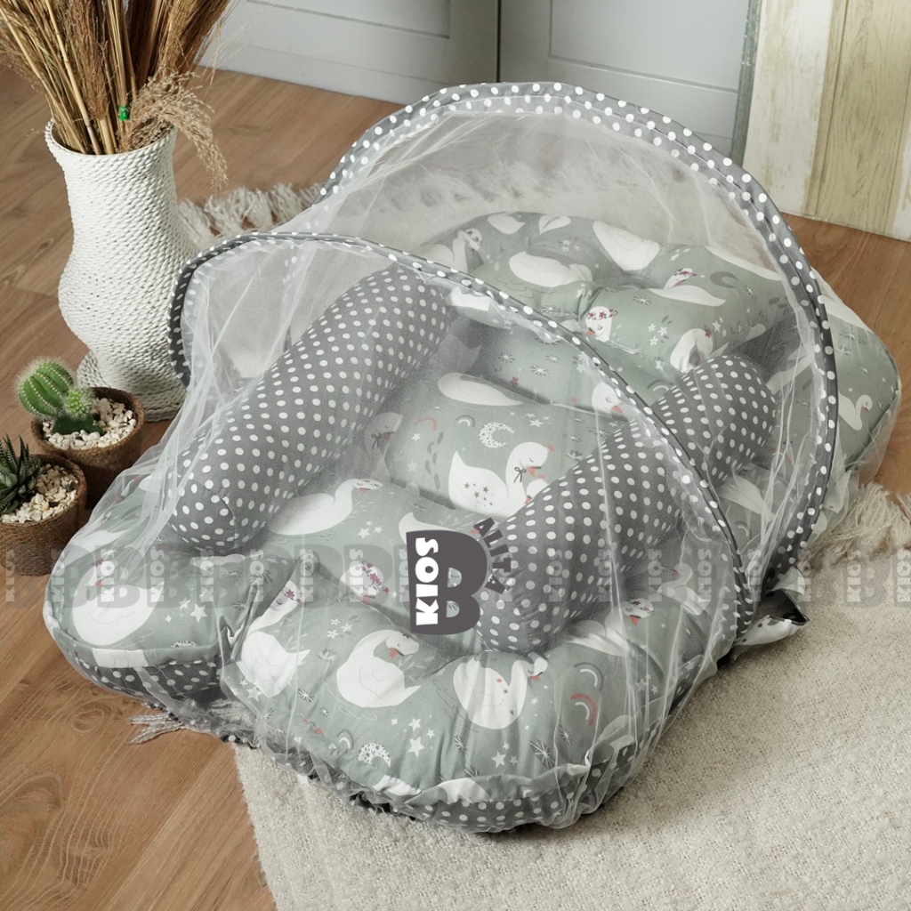 Jual KASUR BAYI BABY NEST PREMIUM DENGAN KELAMBU + FREE BANTAL PEYANG ...