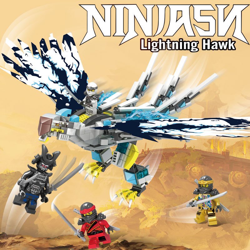 Jual Mainan balok Ninjago Ninja Naga Ninjago Brick 3D 810 Pcs Kuil ...
