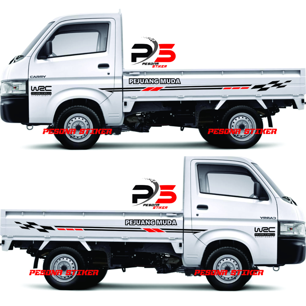 Jual sticker cutting mobil suzuki pick up NEW CARRY stiker cutting ...