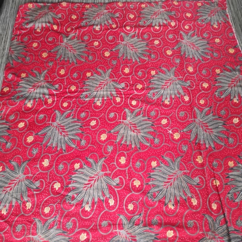 Jual Kain Batik Merah Putih/ Bahan Batik Merah Putih / Kain Raja Batik ...